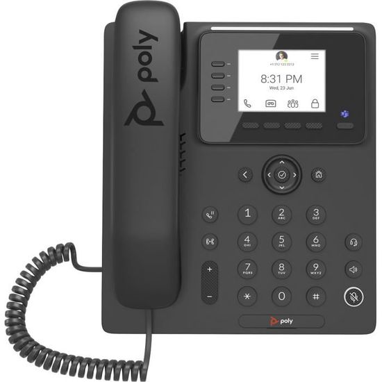 POLY CCX 350 IP phone Black LCD - Cdiscount Téléphonie