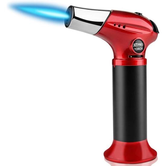 Torche Au Butane - Briquet De Cuisine Rechargeable Avec Flamme Réglable ...