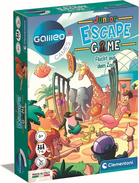 Évasion du Zoo Galileo Escape Game Junior – évasion du Zoo – Jeu d ...
