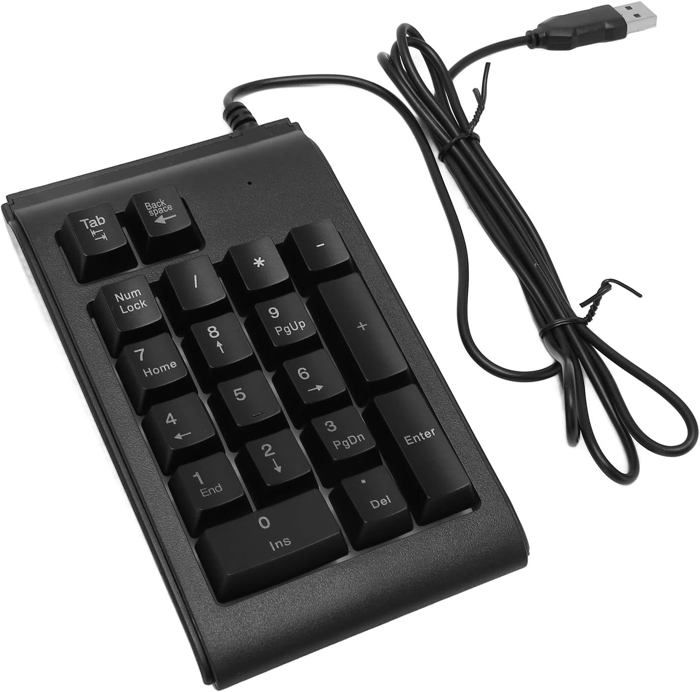 Pavé Numérique Usb, Clavier Numérique Portable 19 Touches, Extensions ...