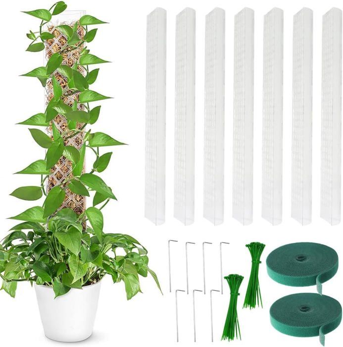 Tuteur Monstera 7Pcs Tuteur Sphaigne Tuteur Plante Grimpante Tuteur ...