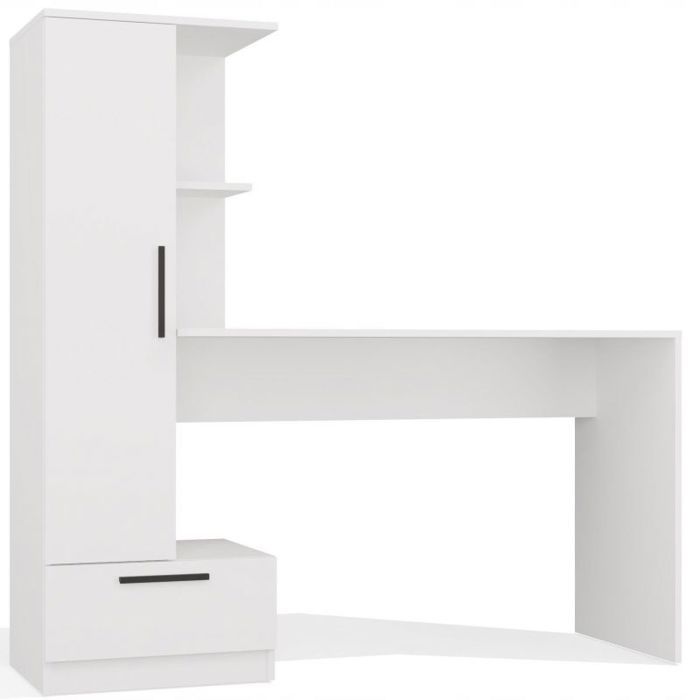 Meuble classeur COSMO 1 blanc - dossier suspendu, profondeur 50 cm ...