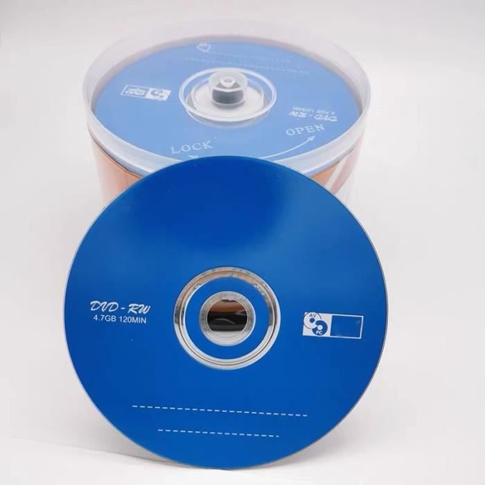 5 disques UPL bleus vierges College 4.7 Go 4X DVD RW, vente en gros ...