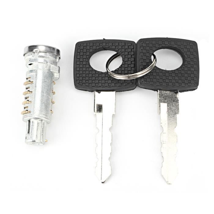Akozon Cylindre de serrure de porte Barillet de serrure de porte avec 2 ...
