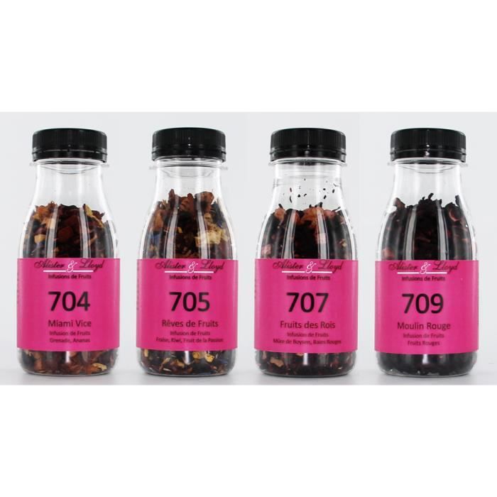 Lot cadeau Thé Alister & Lloyd 4 Infusions Fruits Rouges - Cdiscount Au ...