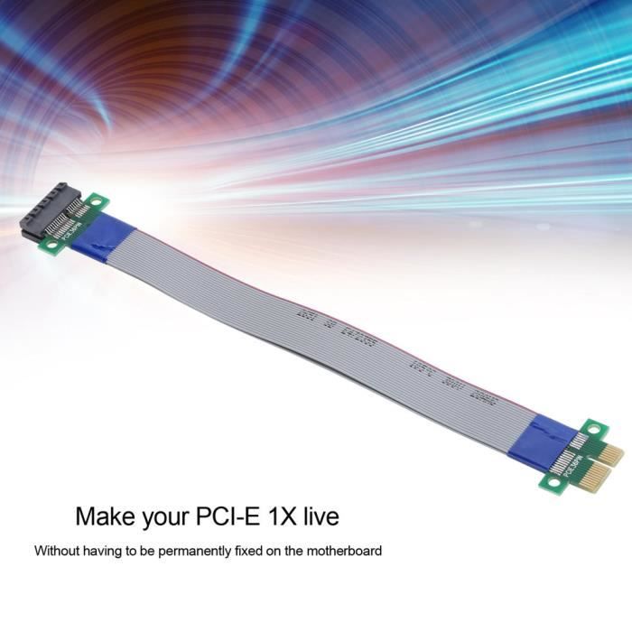 SOU Extension de carte de montage PCI-E Riser Card Extender Double ...
