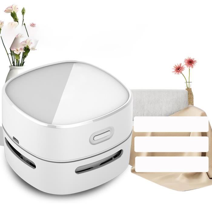 Aspirateur de Bureau sans Fil ASHATA - Mini Balayeuse de Table - Forte ...