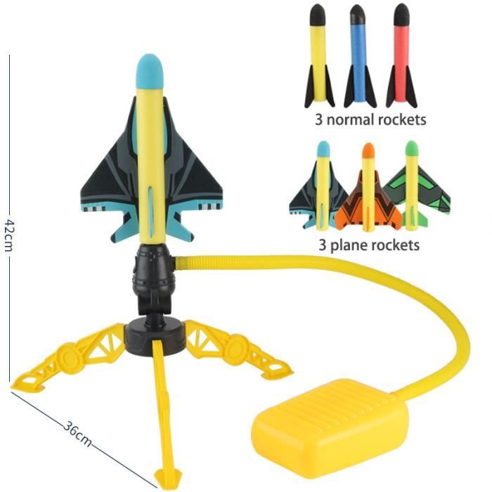 Fusée 07 - Lanceurs de fusée sautante pour enfants, jouets d'extérieur ...
