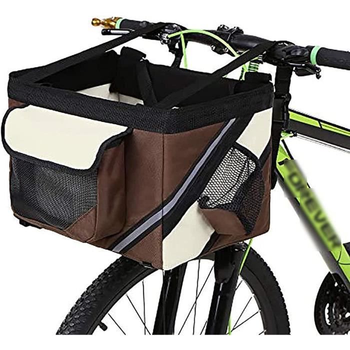 Panier À Vélos Front, Pliable De Bicyclette Amovible Panier De Pilotage ...