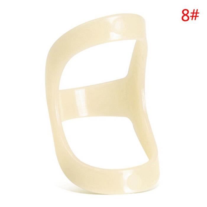 Couleur N8 Attelle de doigt avec anneau fixe réglable, stabilisateur d ...