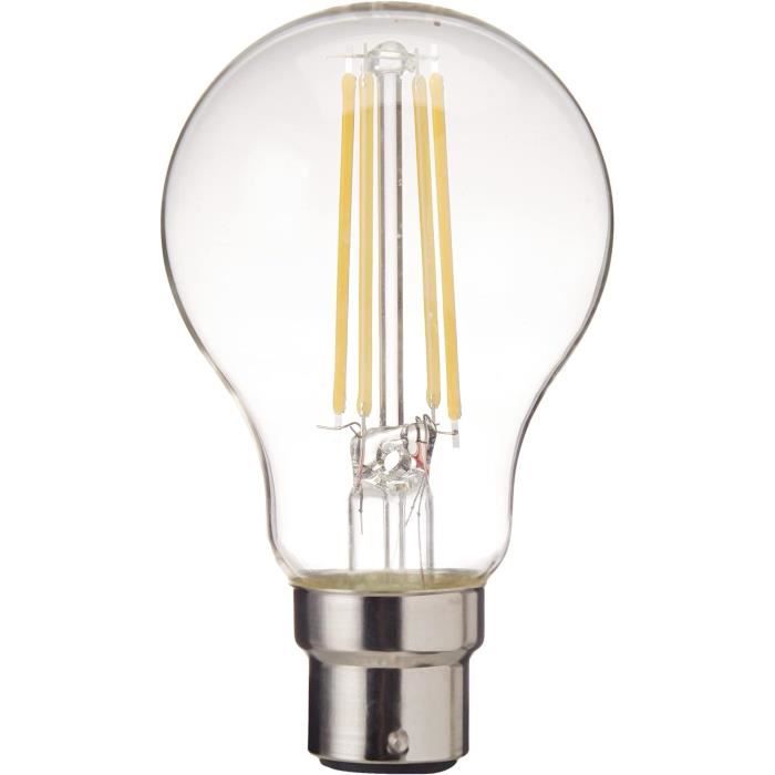 Osram Led Star Ampoule Led À Filament Clair Culot B22d Blanc Froid