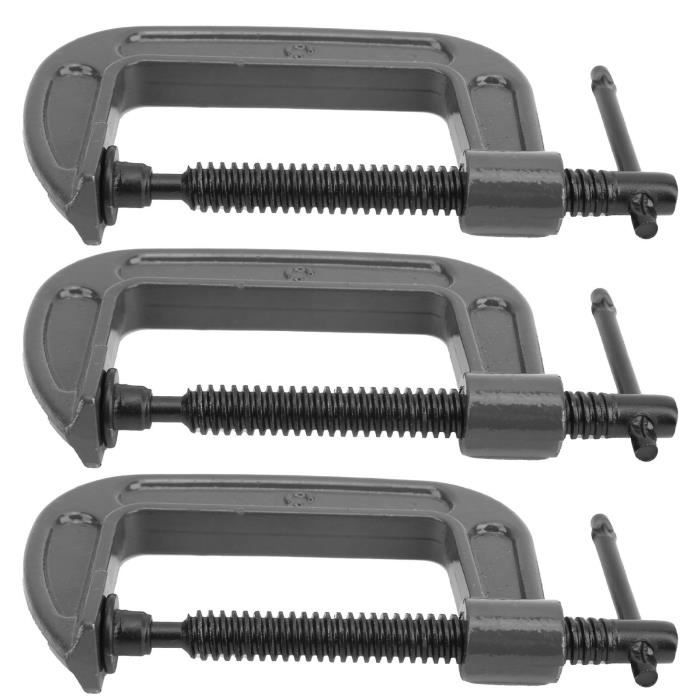 Pince en C, pince de force industrielle C, construction de haute dureté ...