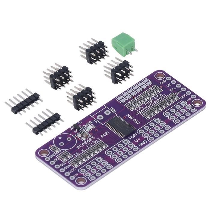 Cikonielf Pilote De Servocommande Module De Commande Pwm De Pilote De