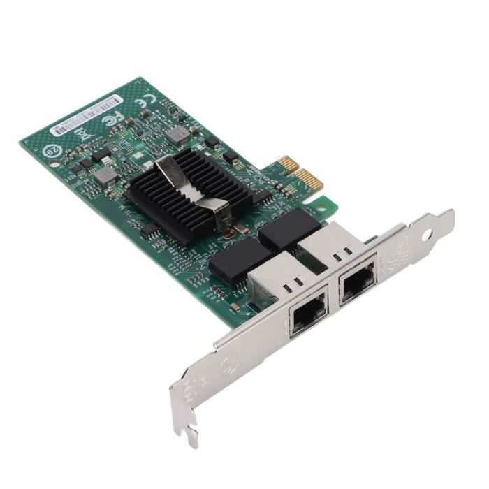 Dioche carte Wifi PCIe Carte réseau 82576GB Puce PCI‑E X1 Gigabit Port ...