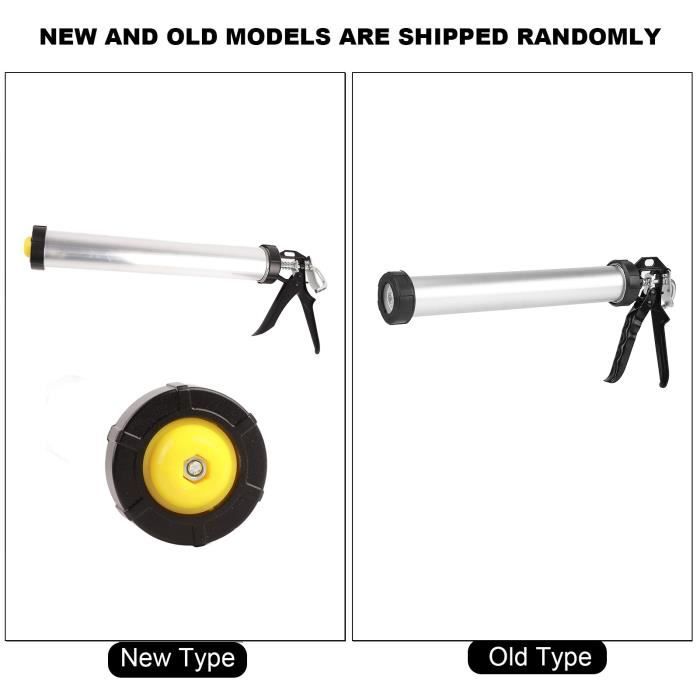 JIN-Pistolet à calfeutrer à air Pistolet à calfeutrer en silicone 1 ...