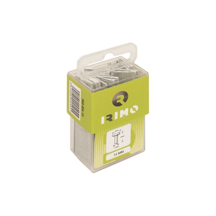 4 Agrafes À Clous 15mm, 1000 Unités 560-Bn-15 Irimo - Cdiscount Bricolage