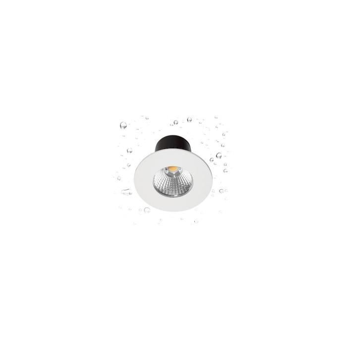 INDIGO - spot led rond 7,5w 3k fixe ns - Cdiscount Maison