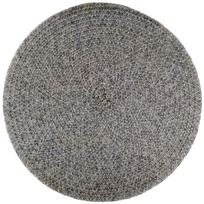 1x Set de Table Forme Ronde Tapis de Table Durable Résistant à l'usure ...
