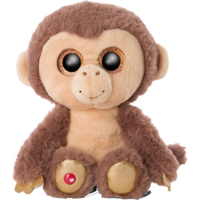 Nici singe câlin Monkey Hobson 15 cm polyester beige/marron - Cdiscount ...