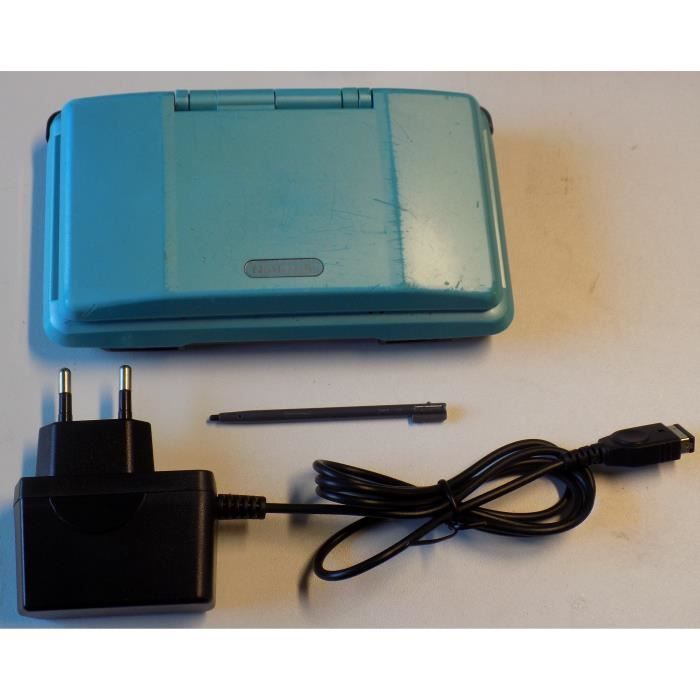 CONSOLE NINTENDO DS FAT BLEUE CIEL + CHARGEUR NEUF + STYLET - Cdiscount ...