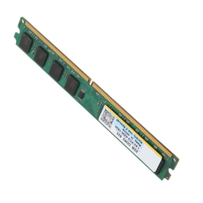 TMISHION Memory Stick Module RAM Xiede DDR2 533 1,8 V 2 Go pour ...
