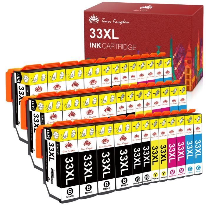TONER KINGDOM 36 Pack Cartouche Epson XP-7100 XP-540 XP-530 XP-640 XP ... TONER KINGDOM 36 Pack Cartouche Epson XP-7100 XP-540 XP-530 XP-640 XP ...