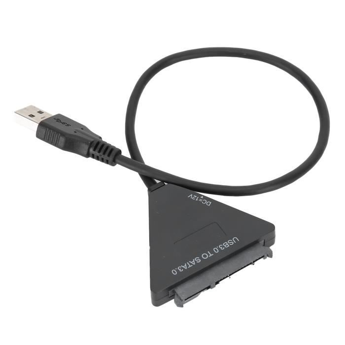Câble adaptateur USB vers SATA, câble adaptateur USB3.0 vers SATA 7 ...