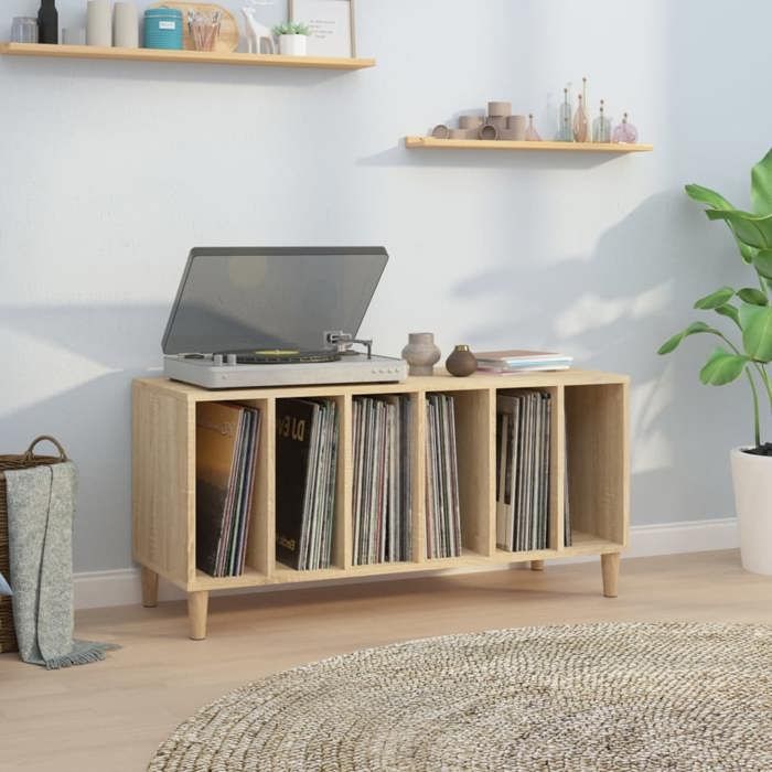 VidaXL Armoire à Disques, Armoire Latérale avec Rangement, Meuble pour ...