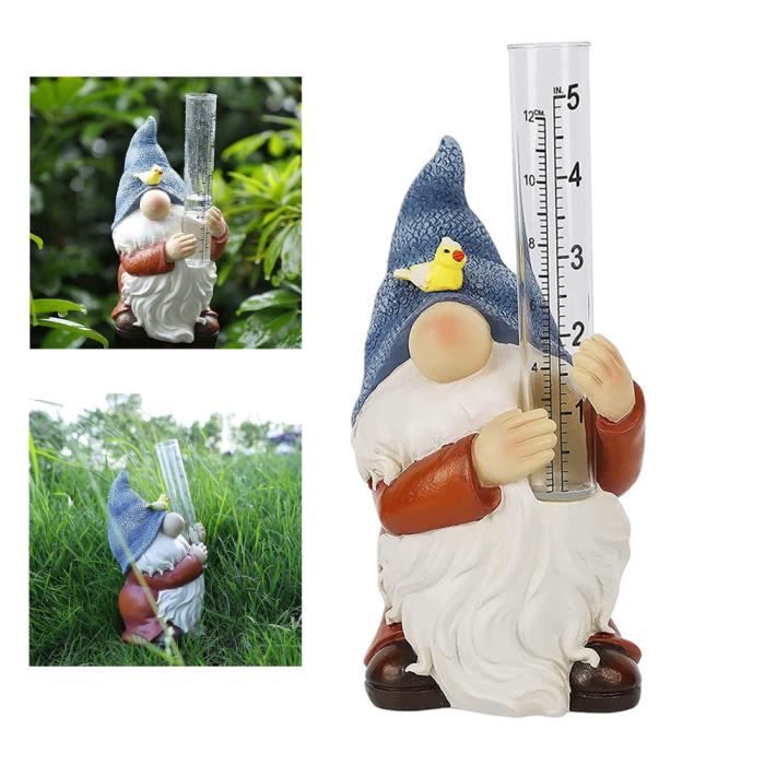 Gnomes Gnomes Figurine Résine Rain Gatruges Statue Ornements de la ...