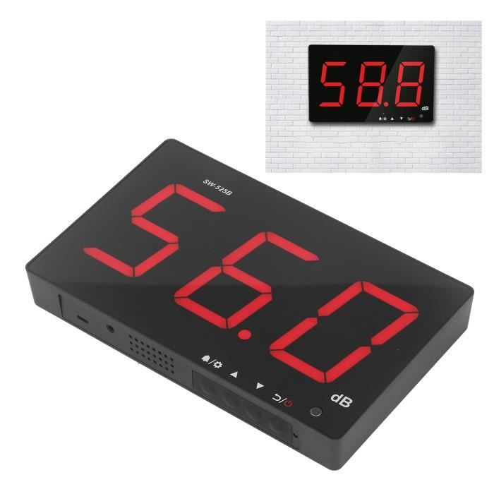 RHO-décibelmètre Fydun Sonomètre Grand écran 9,6 Pouces cran LCD Rouge ...