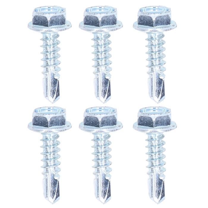FHE Vis autoperceuses - 250 pcs vis auto-perceuses en acier au carbone ...