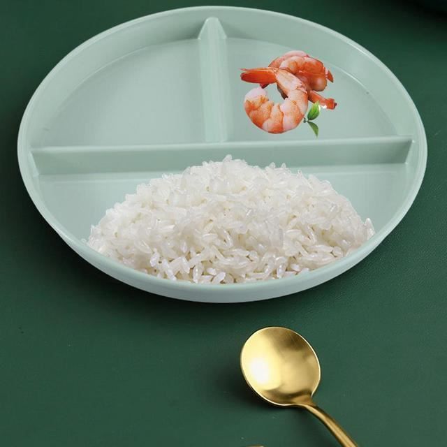 ASSIETTE - PLATEAU REPAS,Green--Assiettes divisées de 8.66 pouces ...