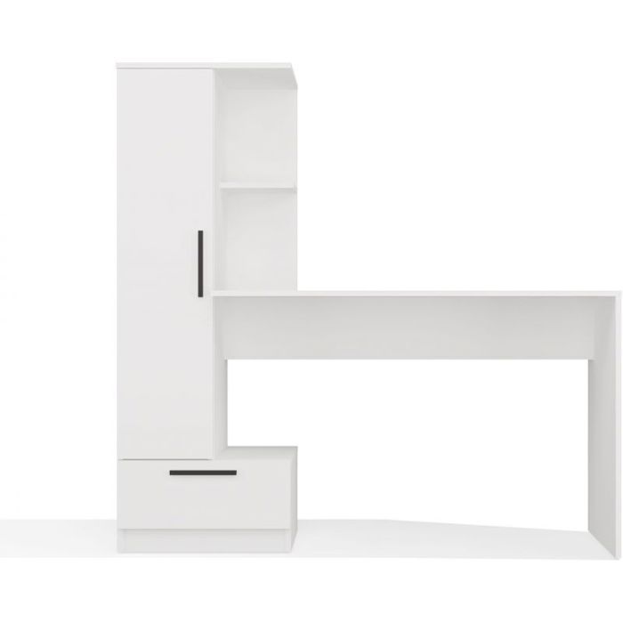 Meuble classeur COSMO 1 blanc - dossier suspendu, profondeur 50 cm ...