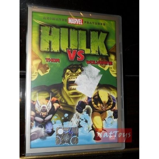 HULK VS THOR E WOLVERINE Marvel Animazione Film DVD Nuovo Originale ...