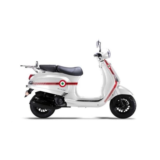 Scooter Neco Azzuro GP 125cc - - avec montage et mise en routeavec montage et mise en routeWhite ...