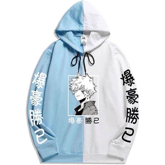 My Hero Academia Sweat à Capuche Anime Bakugo Katsuki 3D Imprimé Manga ...