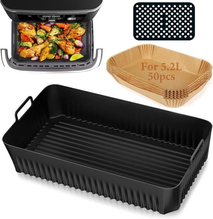 Moule En Silicone Airfryer,Moule En Silicone Friteuse À Air Chaud Pour Ninja Af500Eu,10,4 L ...