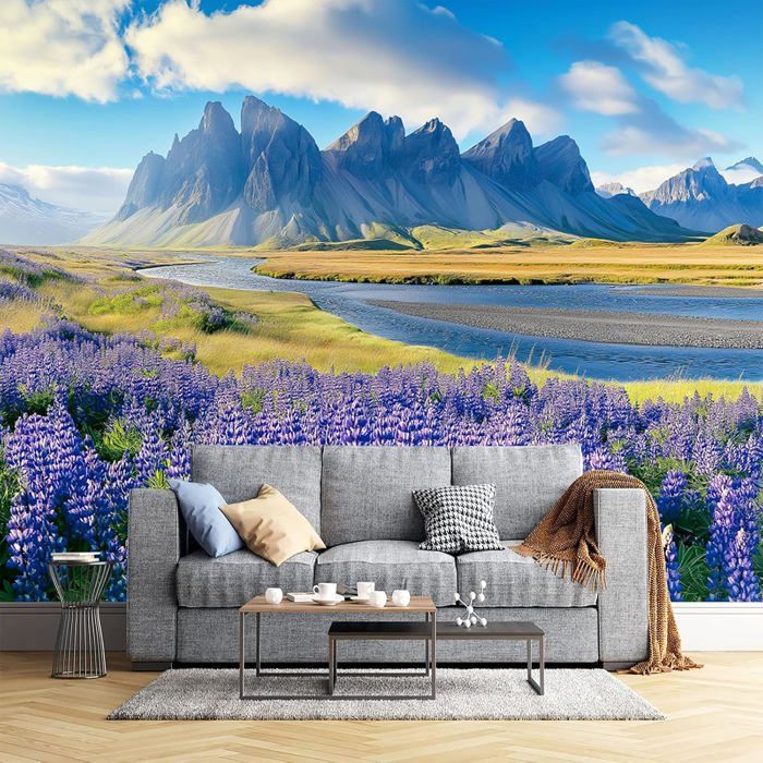 Papier Peint Panoramique Planter Des Prairies 350X250Cm Photo Mural ...