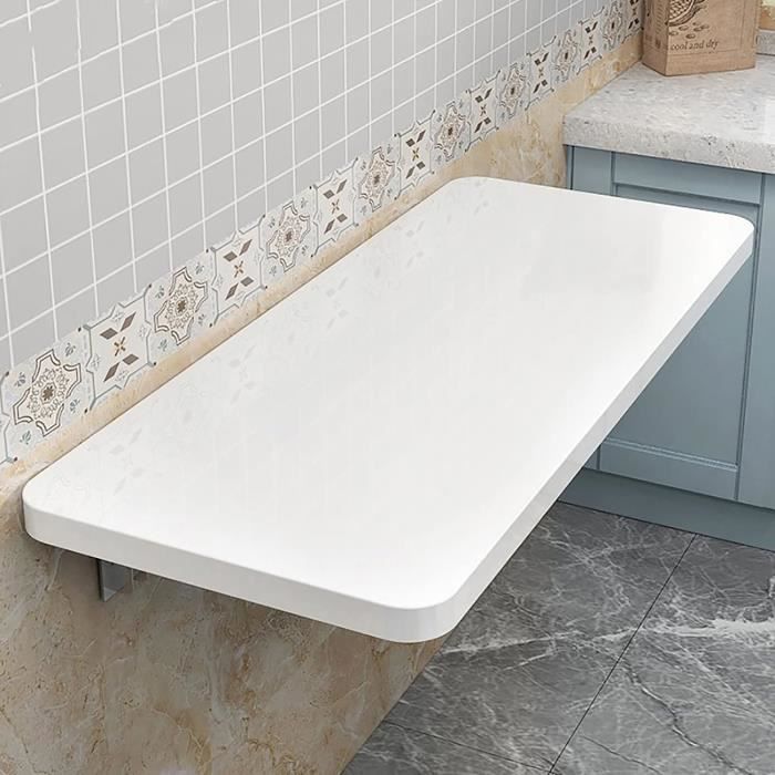 Table Pliable Cuisine En Bois, Table Murale Rabattable Pour Petit ...