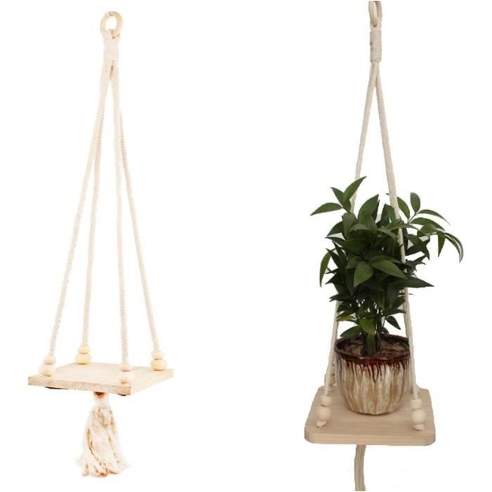 Pots De Fleurs À Suspen E,Suspension Plantes Macramé Support Pots ...