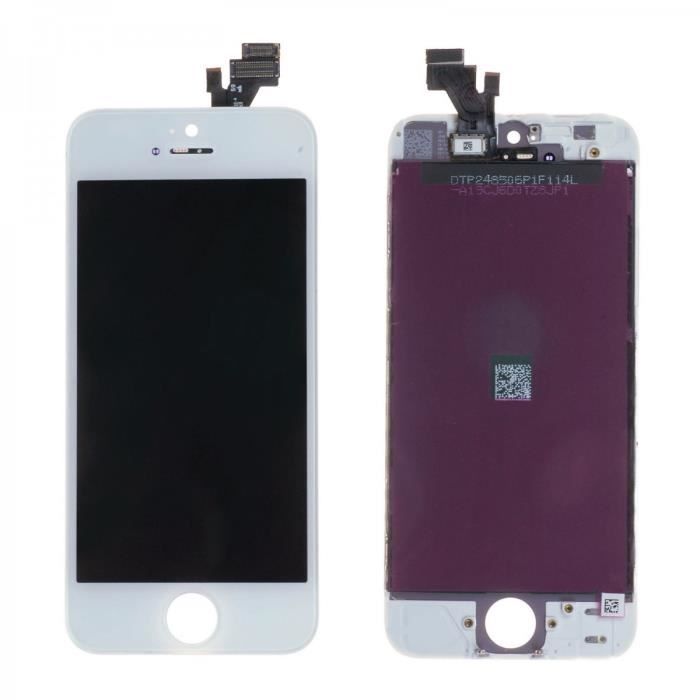 Ecran Complet LCD + Tactile pour iPhone 5 Blanc. - Cdiscount Téléphonie