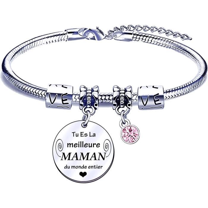 POIUYTRE Cadeau de Fete des Meres Bracelet Maman Cadeau de Maman Cadeau ...