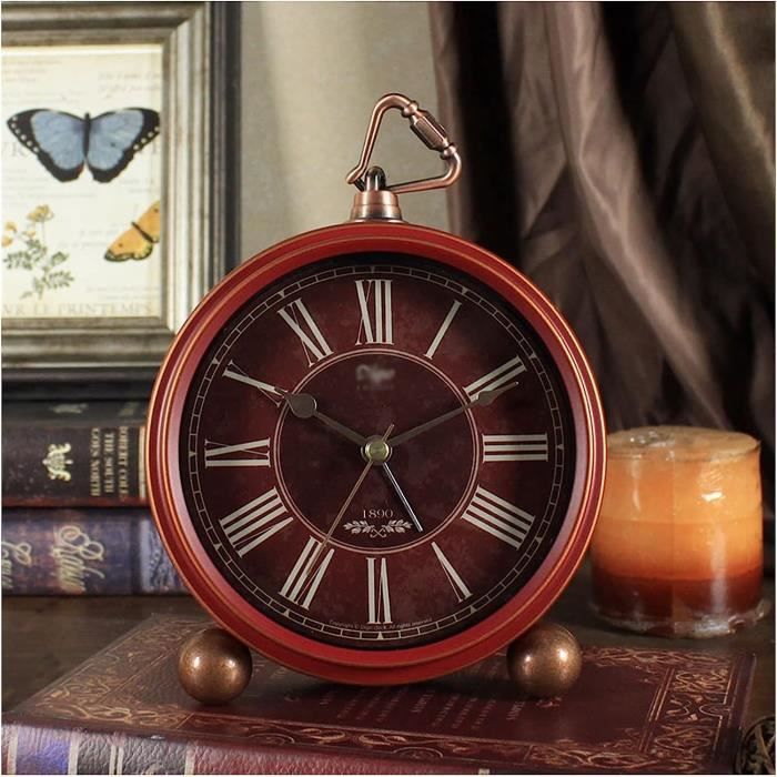 Réveil Réveil Analogique Rétro Vintage, Petite Horloge Super ...