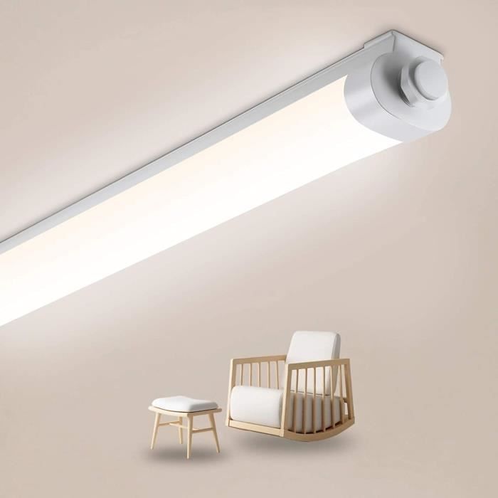 ECLAIRAGE ATELIER Oeegoo Tube LED 120CM 33W Plafonnier Eclairage ...
