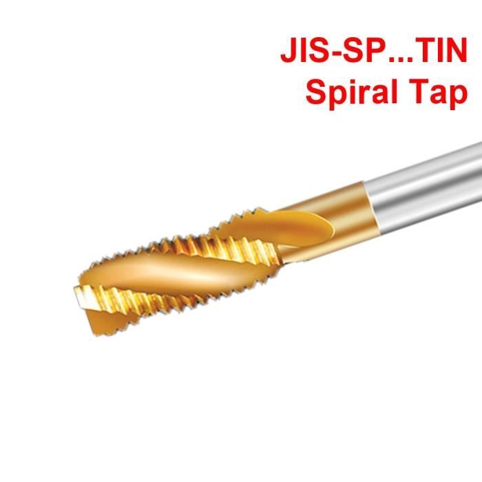 Tournevis,robinet à cannelure en spirale droiteCNC,pour Extrusion,filetage deaveugle,Machine HSS ...
