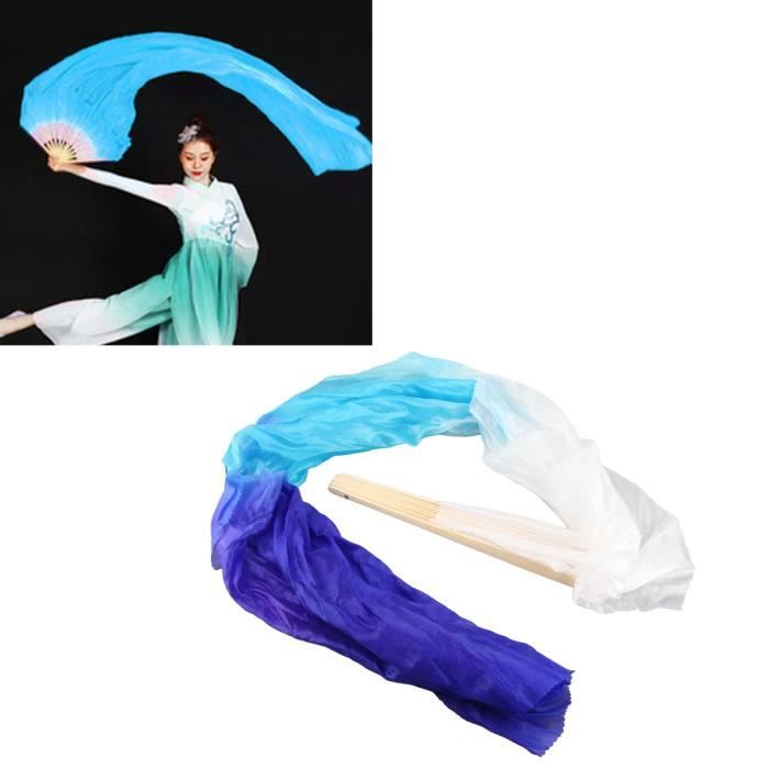 YEN -Fan de danse longue 1 paire d'éventails de danse longs, doux et ...