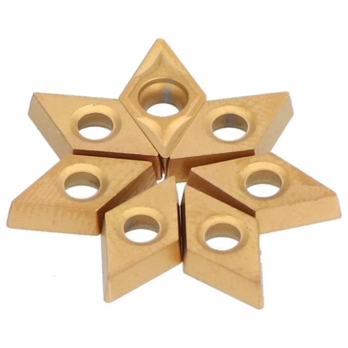 SAL Inserts de coupe DCMT070204 Lot De 10 Inserts De Fraisage En Carbure De Tungstène Avec ...