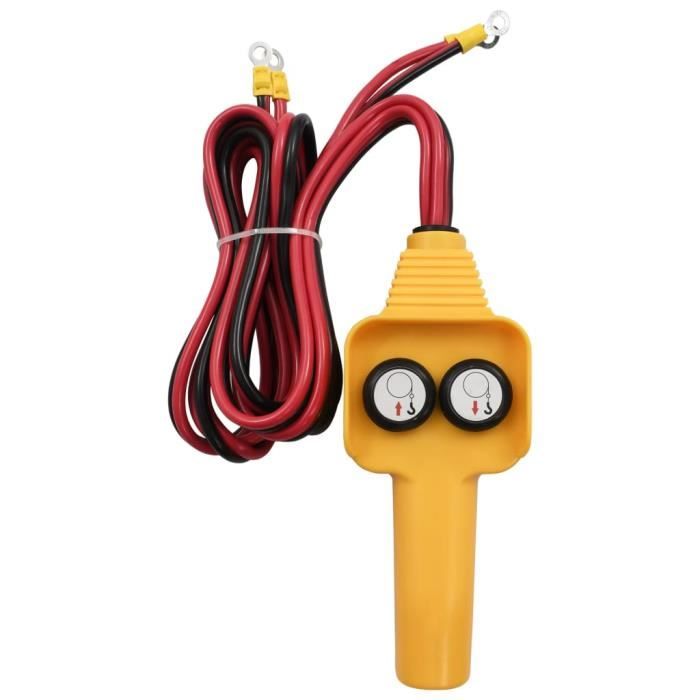 Treuil électrique - OLL - 12 V 907 kg - Télécommande filaire ...