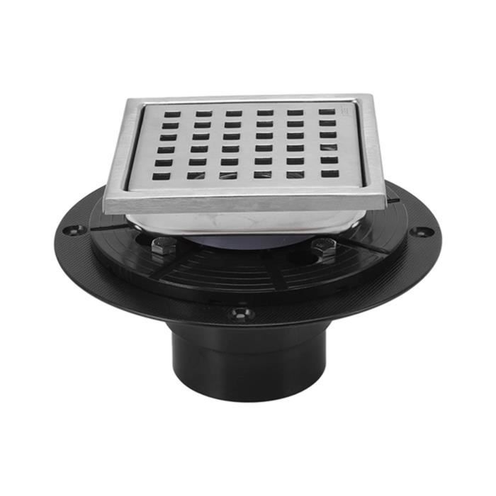 EJ.life Square Shower Floor Drain, Quick Drainage Bathroom Ground ...