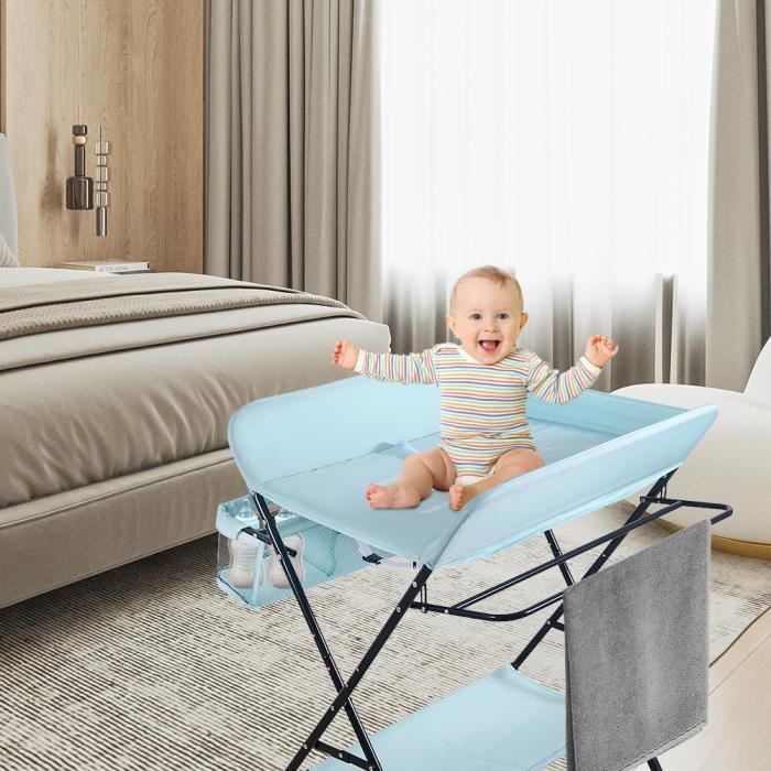 TABLE - PLAN A LANGER Table de soins pour bébés pliable 80*66*98cm ...